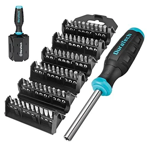 DURATECH SCREWDRIVER SET, Replacement Screwdriver, Set of 60, Magnetic ...