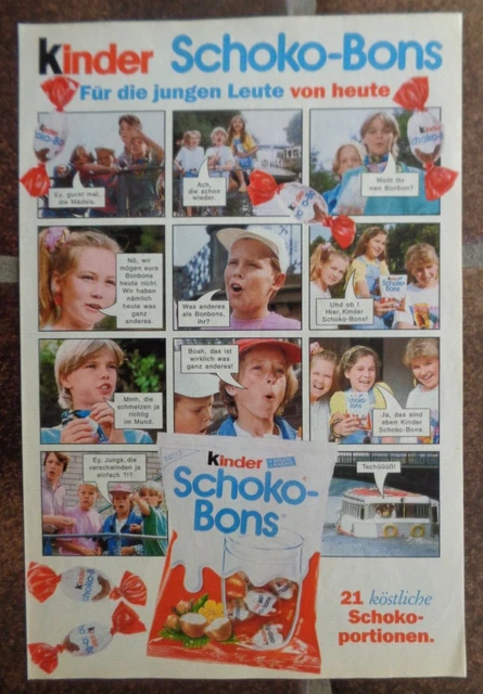 FERRERO KINDER SCHOKO Bons Werbung bzw Reklame EUR 1,00 - PicClick DE