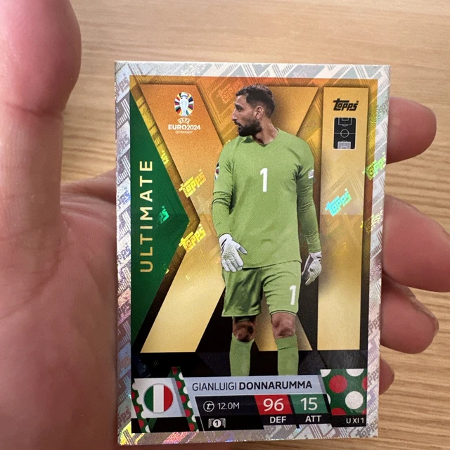 UEFA EURO 2024 Match Attax - Gianluigi Donnarumma Ultimate XI Foil Card ...