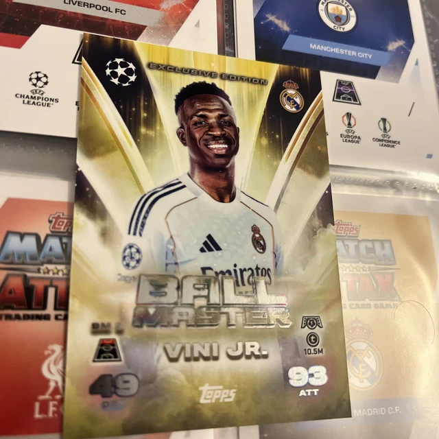 MATCH ATTAX 25/26 Ball Master Vini Jr BM 3 Real Madrid £4.36 - PicClick UK