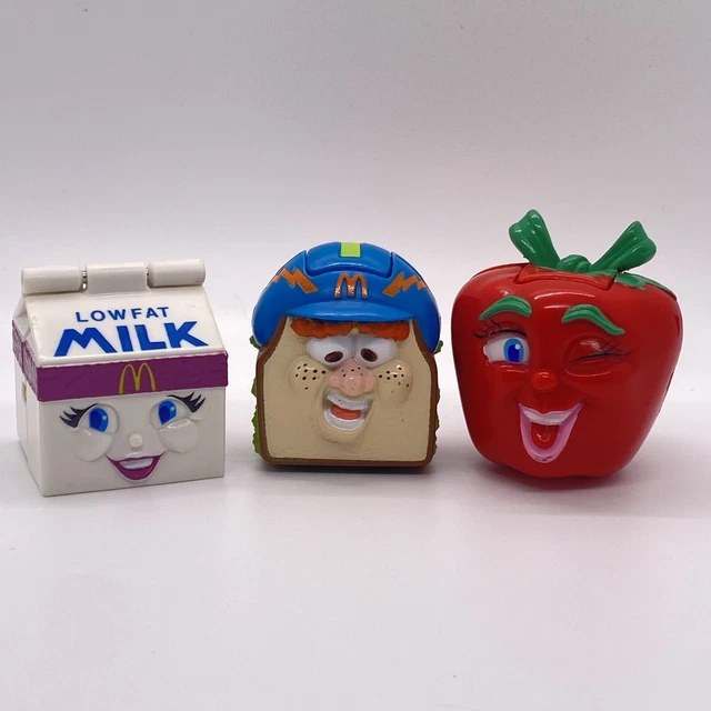1993 MCDONALD’S CHANGEABLES Transformers: Steak, Milk, Happy Meal ...