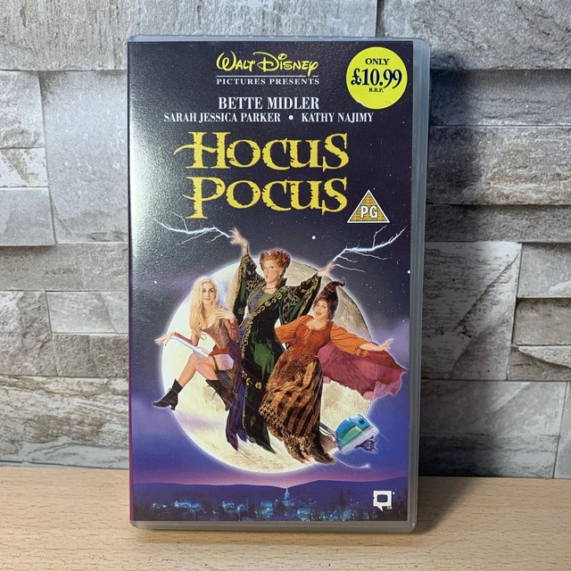 HOCUS POCUS VHS Video Tape Walt Disney Pictures Childrens Film Movie ...