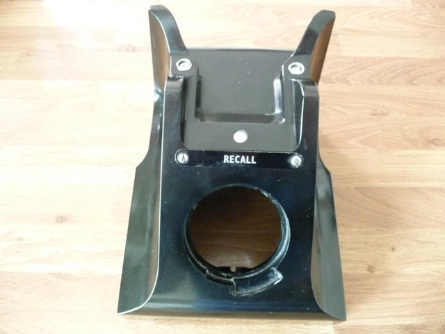 VINTAGE 300 SERIES black Bakelite telephone "Recall" base with label ...