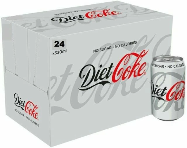 Coca Cola 330ml Diet Coke Soft Drink Can Pack Of 24 £55 00 Picclick Uk