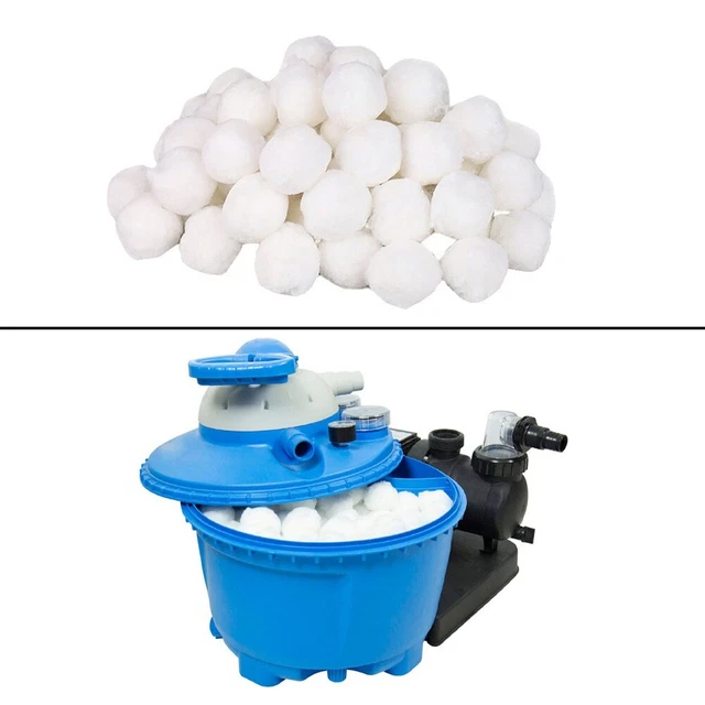 ENHANCED POOL FILTRATION with Eco Friendly Filter Balls Easy to Clean ...