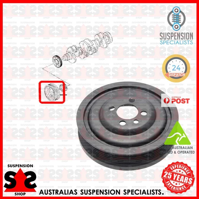 BELT PULLEY, CRANKSHAFT Suit VW Crafter 2.0 TDI 4motion CRAFTER $142.02 ...