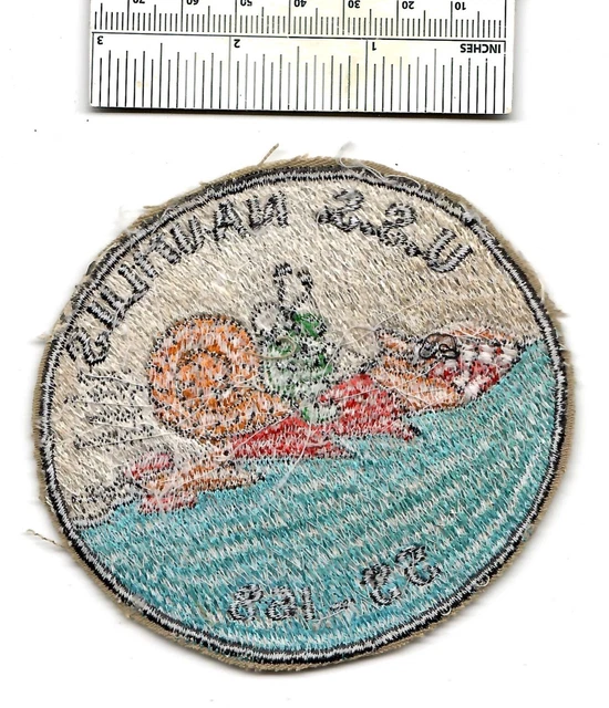 WW2 SUBMARINE USS NAUTILUS SS-168 WWII Sub Boat US Navy Shoulder Patch ...