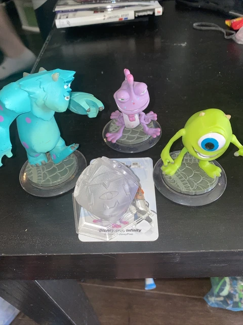 DISNEY INFINITY 1.0 Monsters Lot Sulley Mike Wazowski Randal Boggs VGC ...