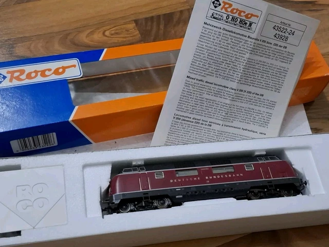 ROCO 43522 DB BR V 200 Diesellokomotive H0 Spur EUR 50,00 - PicClick DE