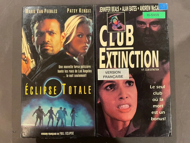 VHS LOT - 2 X Sci-fi Rare VHS - Full Moon &club Extinction- French CDN ...