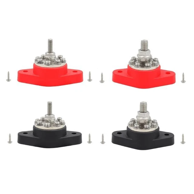POWER DISTRIBUTION BLOCK Terminal Battery Junction Post Bus Bar 160A ...