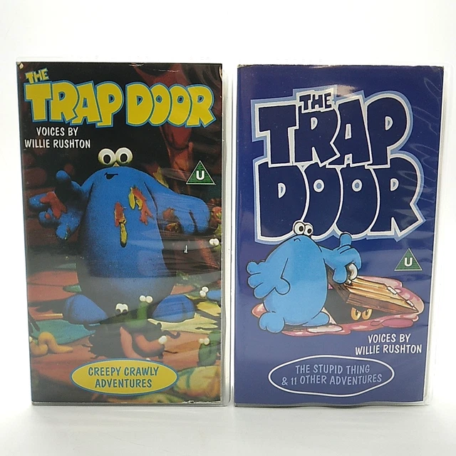 X2 VHS TAPE Bundle "The Trap Door" Stupid Thing & Creepy Crawly ...