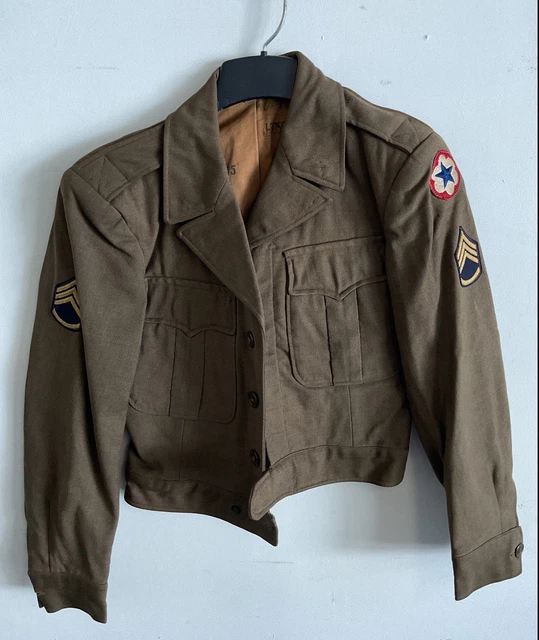 WWII U.S. ARMY Service Forces Service Dress Jacket – Sergeant £112.27 ...