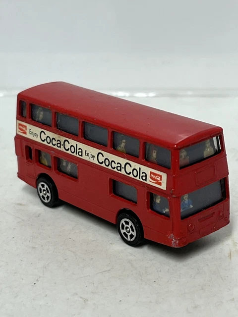 CORGI JUNIORS DAIMLER Fleetline Red Coca Cola Livery Unboxed Lot 2 £3. ...