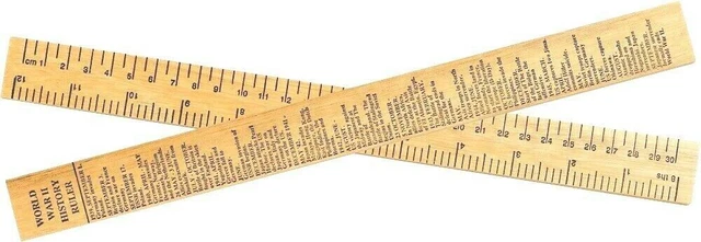WW2 TIMELINE HISTORY Ruler Wood World War 2 Double Sided Childrens ...