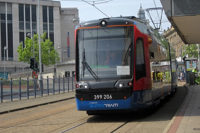 T200 6X4 GLOSSY Photo Stagecoach Class 399 399206 Sheffield 17.05.17 ...