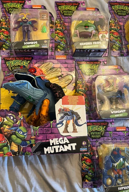 13 X TMNT Mutant Mayhem Action Figures Lot & Mega Mutant Teenage Mutant ...