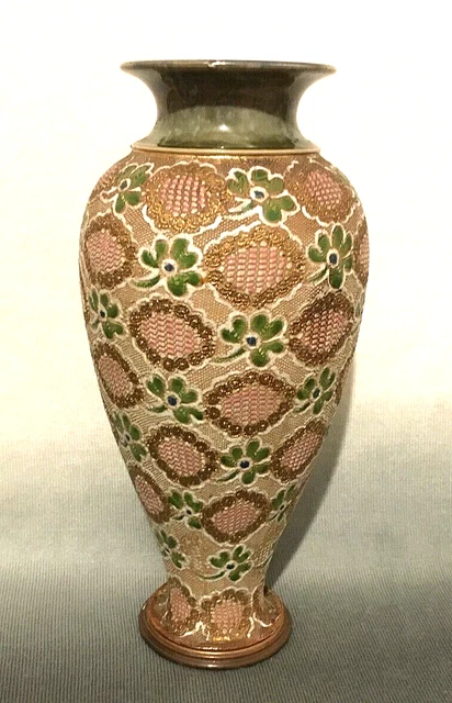 ANTIQUE 19TH CENTURY Royal Doulton Slater Lambeth Nouveau Art Pottery Vase £274.00 - PicClick UK