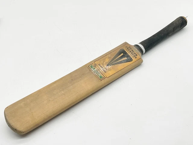 VINTAGE MINIATURE Old Cricket Bat Duncan Fearnley Supreme The Magnum ...