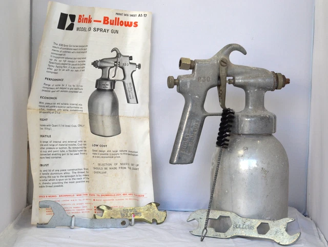 VINTAGE BINKS BULLOWS Spray Gun (GLO) £8.99 - PicClick UK