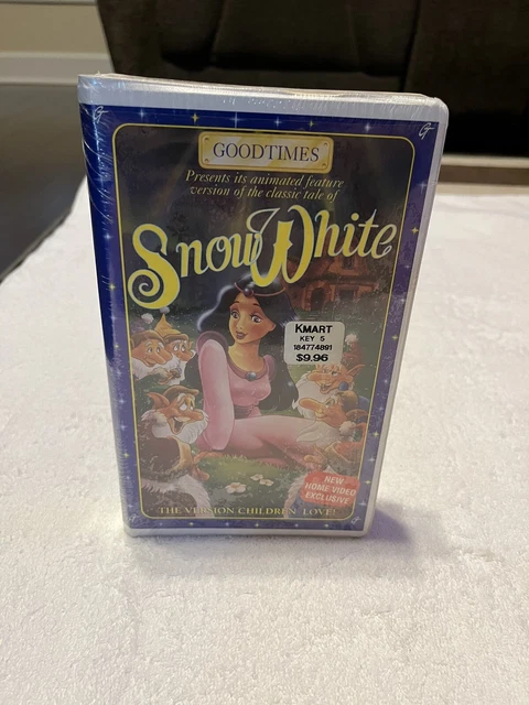 BRAND NEW SEALED Snow White VHS Videotape Goodtimes Version of Classic ...