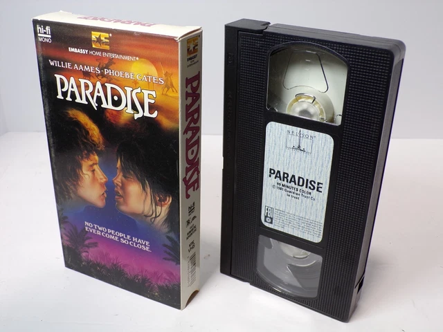 PARADISE 1987 VHS Willie Aames Phoebe Cates Embassy Home Video ...