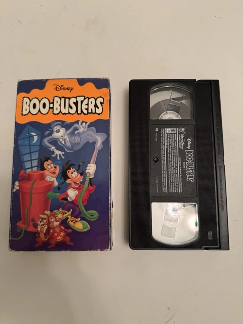 DISNEY'S BOO-BUSTERS VHS Disney Halloween Cartoon Animated Goof Troop ...