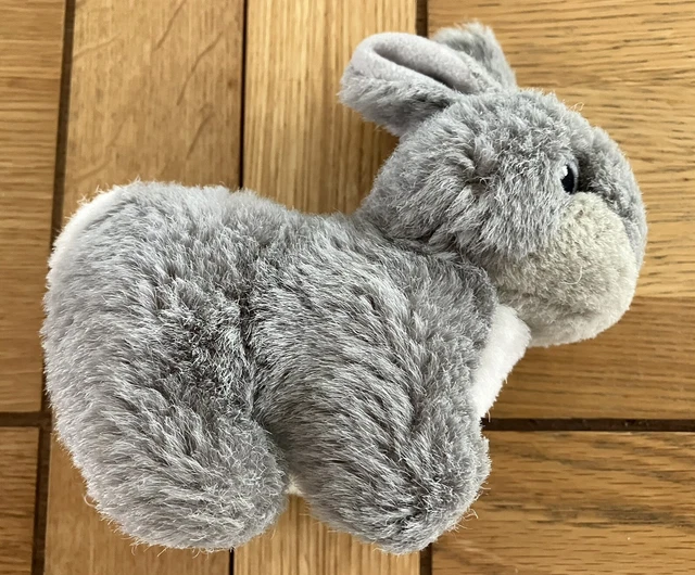 RARE IKEA GLADA Grey Bunny Rabbit Soft Toy Plush Retired 12cm Small B17 ...