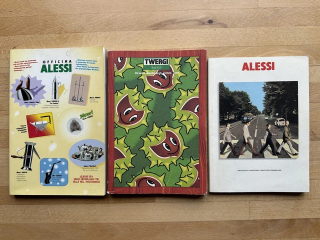 3 X ALESSI CATALOGUES BROCHURES Italian Design Classics £12.00 ...
