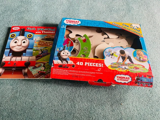 THOMAS & FRIENDS First Look And Find Giant Floor Jigsaw Puzzle + Book £ ...