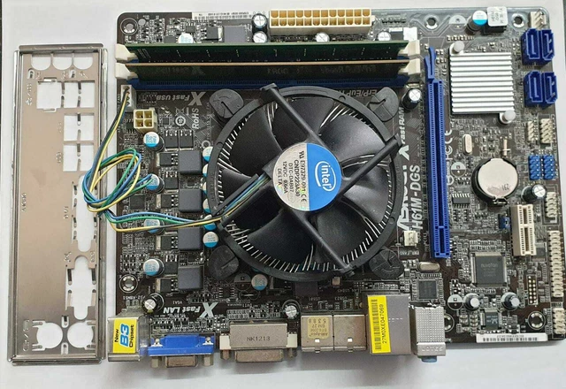 INTEL MOTHERBOARD CORE i3 3rd gen 8GB Ram ASRock H61M-DGS, LGA1155 ...