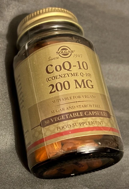 SOLGAR COQ10 200MG 30 Caps BN Sealed Heart Energy Support RRP £59.50 ...