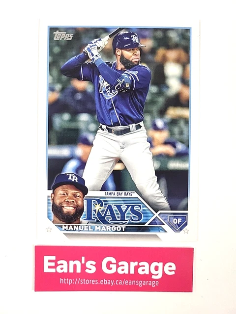 TOPPS 2023 SERIES 1 Manuel Margot - Tampa Bay Rays Baseball Card #204 ...