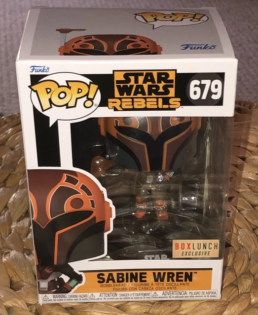 BOÎTE FUNKO POP Star Wars #679 Sabine Wren Rebels déjeuner exclusive ...