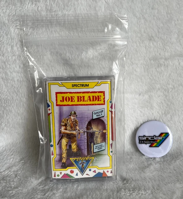ZX SPECTRUM 48/128 Joe Blade - testato, funziona, custodia nuova, badge ...
