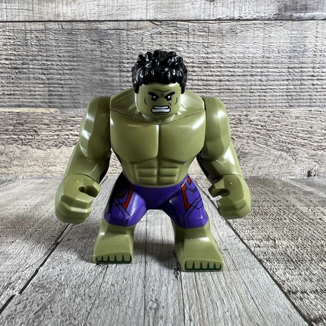 LEGO HULK MINIFIGURE Big Figure Marvel Avengers Age of Ultron Complete ...