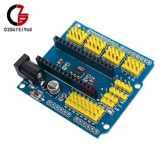 10PCS FOR ARDUINO Nano I/O Expansion Shield V2.x/V3.x Pinboard Board ...