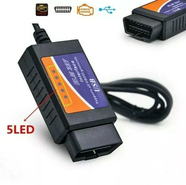 FÜR FORD OBD II Stecker Scanner Diagnosegerät Forscan ELM327 USB Auto ...