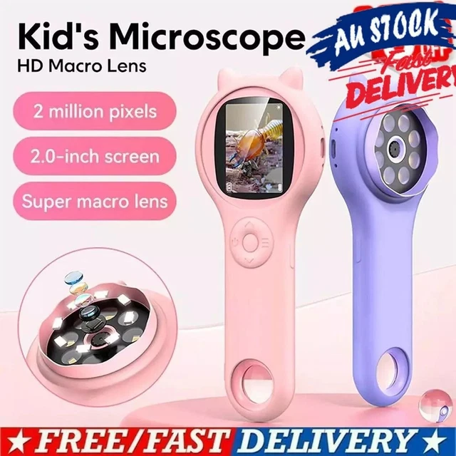 KIDS MAGNIFYING GLASS Camera Camera Microscope Kids for Kids Handheld ...