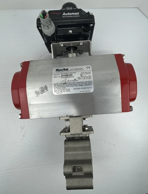 FLOW-TEK AUTOMATOR 93-1284-113A0-532 Pneumatic Actuator & Flowserve ...