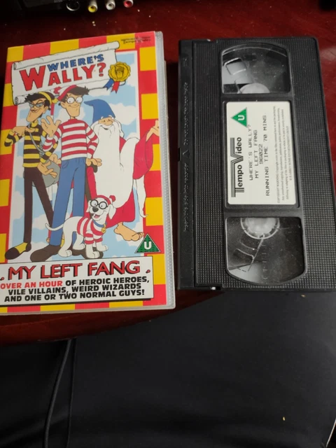 WHERE'S WALLY my left fang vhs £29.00 - PicClick UK