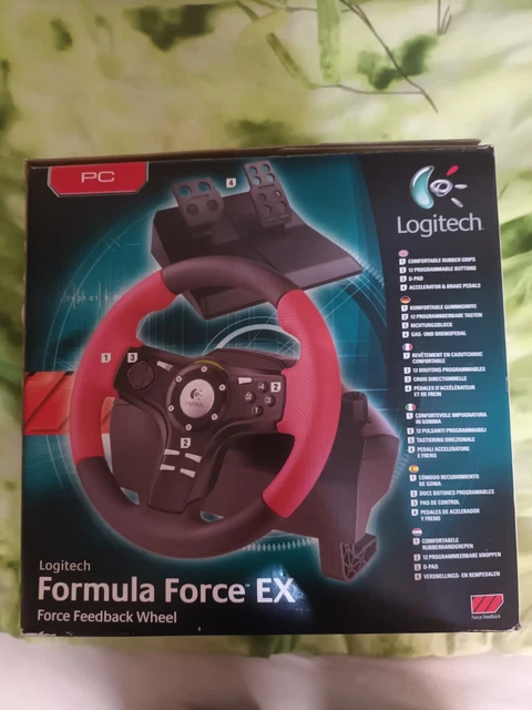 PC GAMING STEERING wheel logitech formula force ex force feedback wheel ...