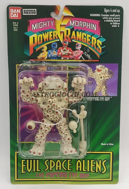 POWER RANGERS MIGHTY Morphin Eye Guy Space Aliens Vintage Bandai 1994 ...