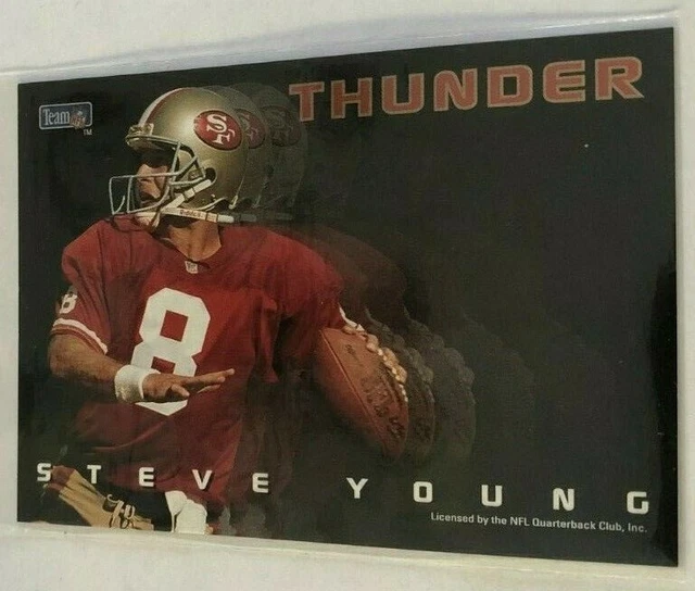 1993 SKYBOX THUNDER Lightning Jerry Rice Steve Young #TL8 San Francisco ...