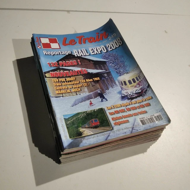 LE TRAIN - magazine modélisme ferroviaire - année complète 2009 n° 249 à 260 EUR 30,00 - PicClick FR