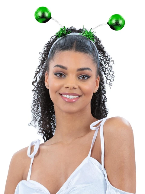 SMIFFYS GREEN METALLIC Ball Bopper Headband £3.99 - PicClick UK