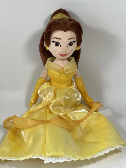 PRINCESS BELLE BEAUTY and the Beast Disney Store Plush Doll soft toy 20 ...