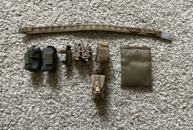 DAM TOYS 1/6 scale usmc ran belt and pouches tactical floatation system ...