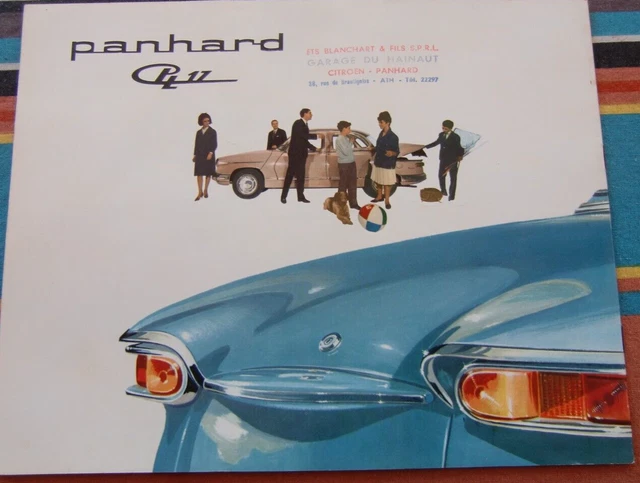 ANCIENNE BROCHURE AUTOMOBILE Panhard 1963 /catalogue automobile ancien EUR 10,00 - PicClick FR