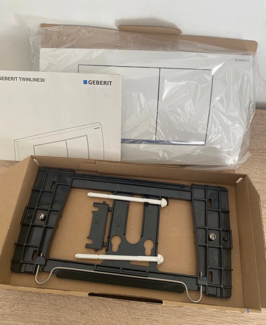 GEBERIT TWINLINE 30 - Plaque de déclenchement WC - Blanc EUR 44,50 ...